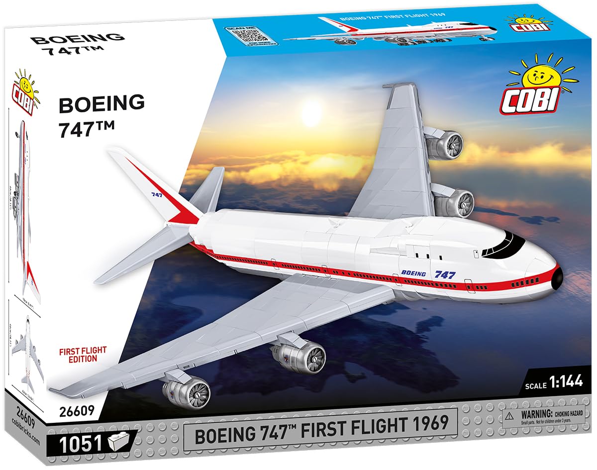 COBI Boeing 747 Plane First Flight Edition