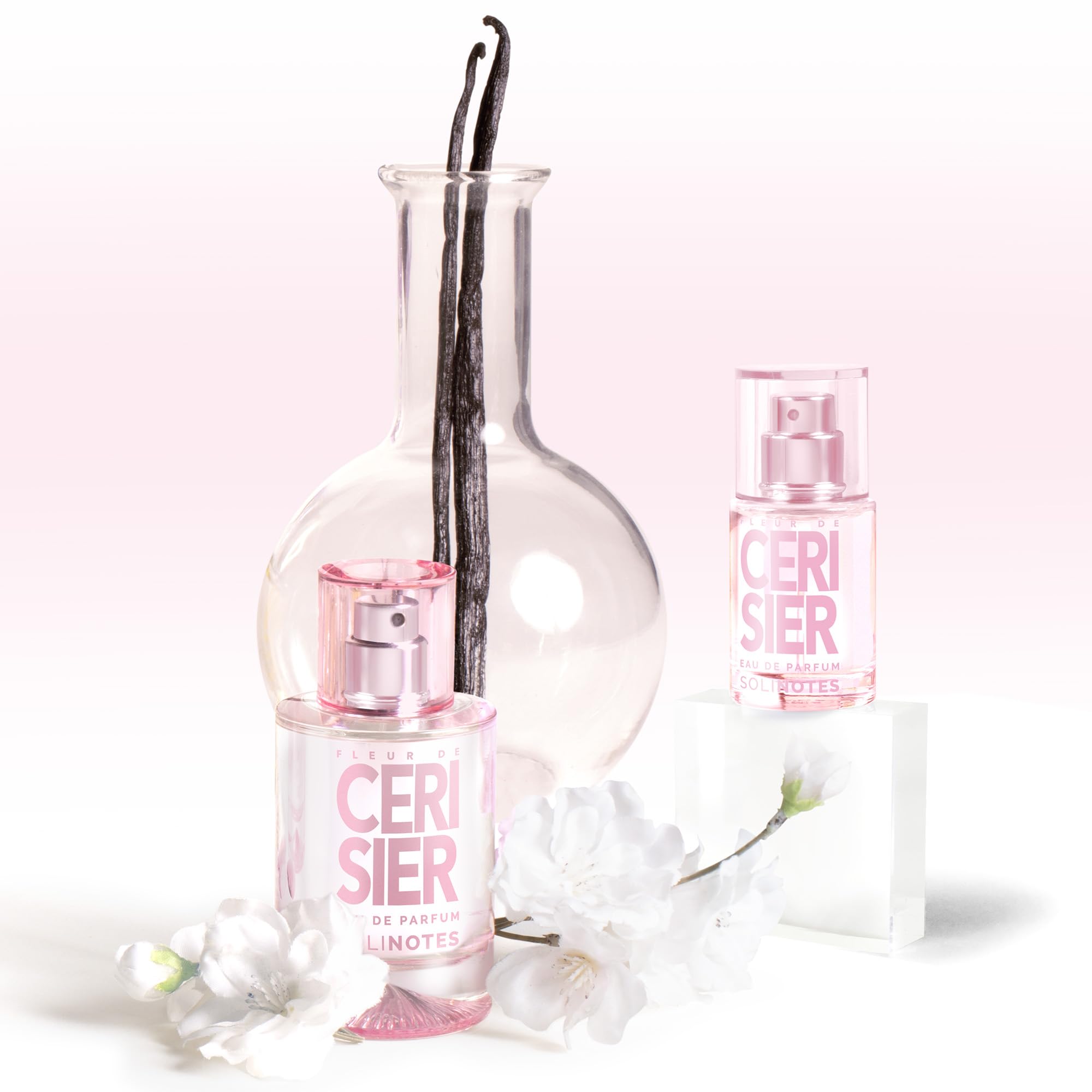 SOLINOTES Cherry Blossom Perfume for Women - Eau De Parfum | Delicate Floral and Soothing Scent - Made in France - Vegan - 1.7 fl.oz