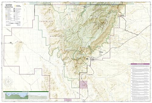 Guadalupe Mountains National Park Map (National Geographic Trails Illustrated Map, 203)