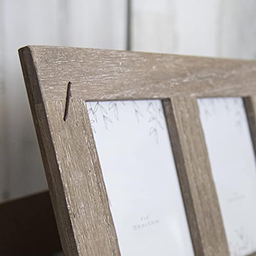 Foreside Home & Garden FFRD06187 4X6 Five Photo Weathered Wood Frame