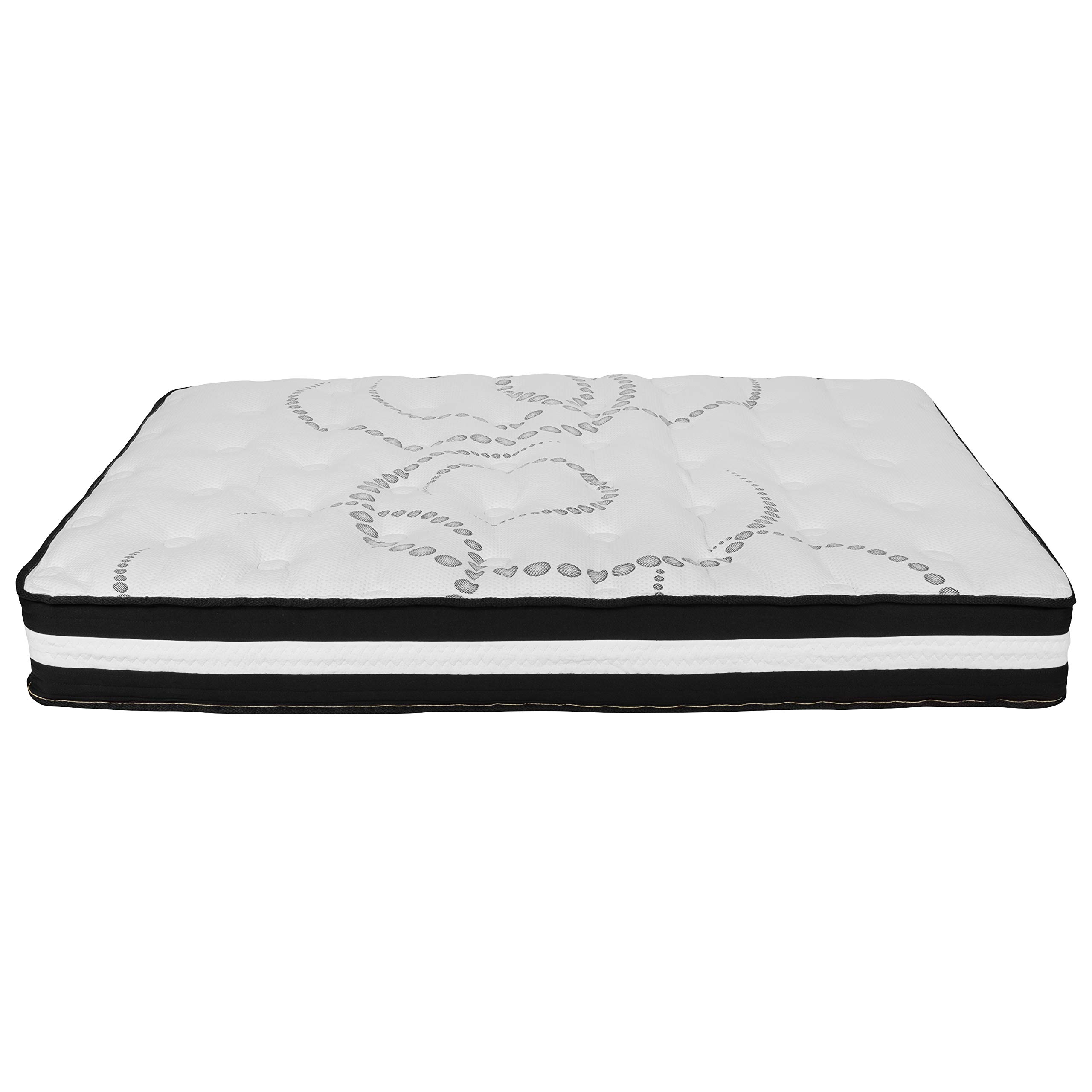 EMMA + OLIVER Astor 10 Inch Hybrid Pocket Spring Mattress, Full Mattress in a Box