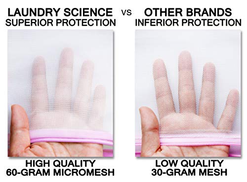 Premium Bra Wash Bags Laundry Bags for Bras Lingerie Delicates Regular Size (Set of 3)