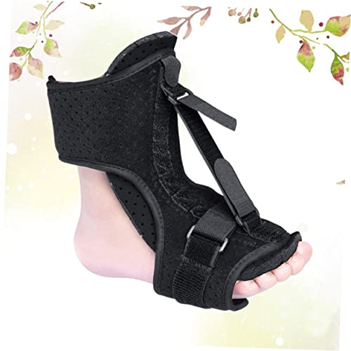 Healifty 1 Set Night Splint Night Sleeping Foot Splint Elastic Dorsal Night Splint Plantar Fasciitis Night Splint Black Fixed Ankle Brace Ankle Sprain Support Foot Fracture Brace Foot Drop