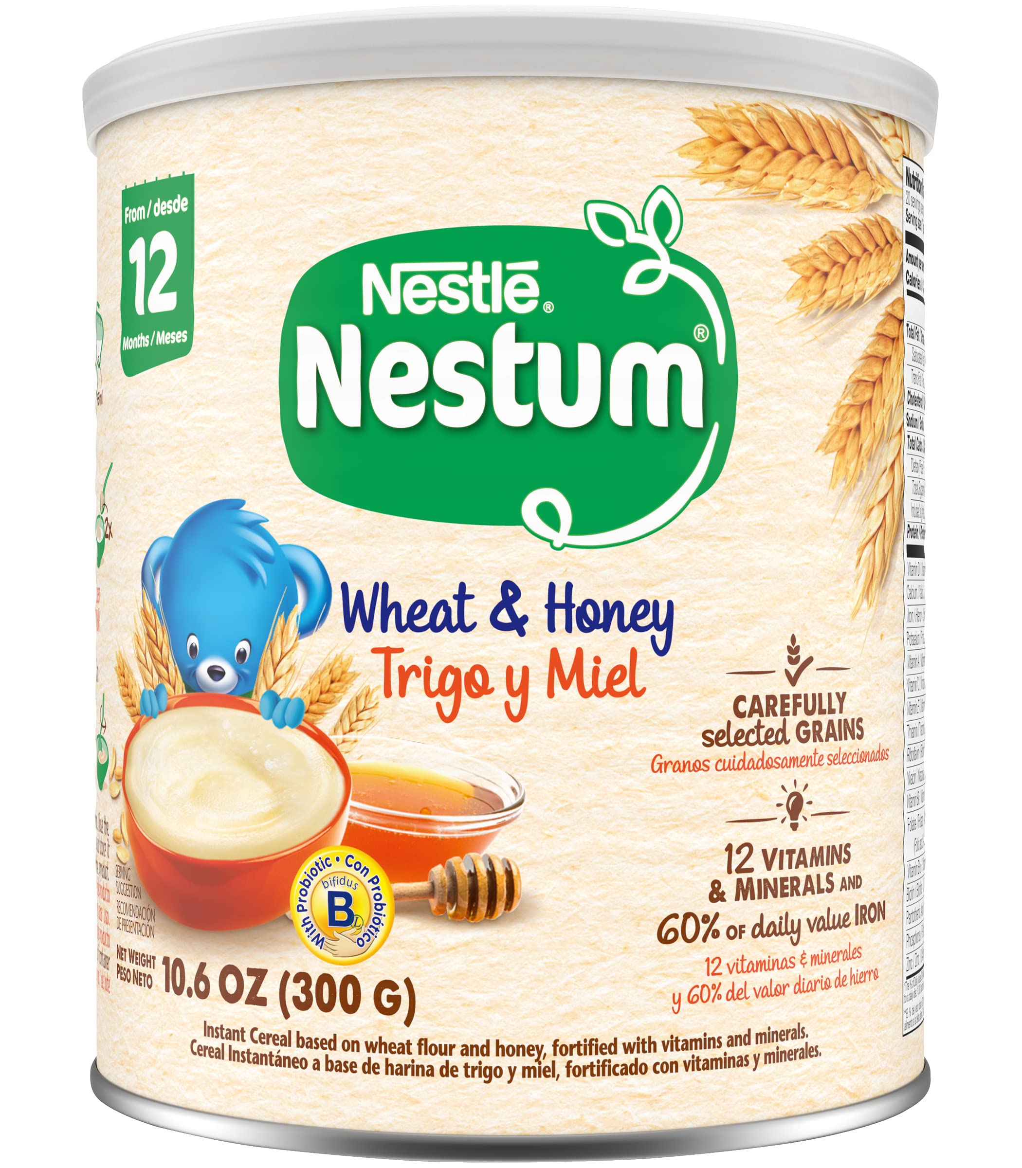 Nestle Nestum Infant Cereal , Wheat and Honey, 10.6 Ounce (Pack of 1)