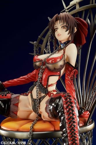 MediCos Black Lagoon: Revy (20th Anniversary Ver.) 1:7 Scale PVC Figure,Multicolor