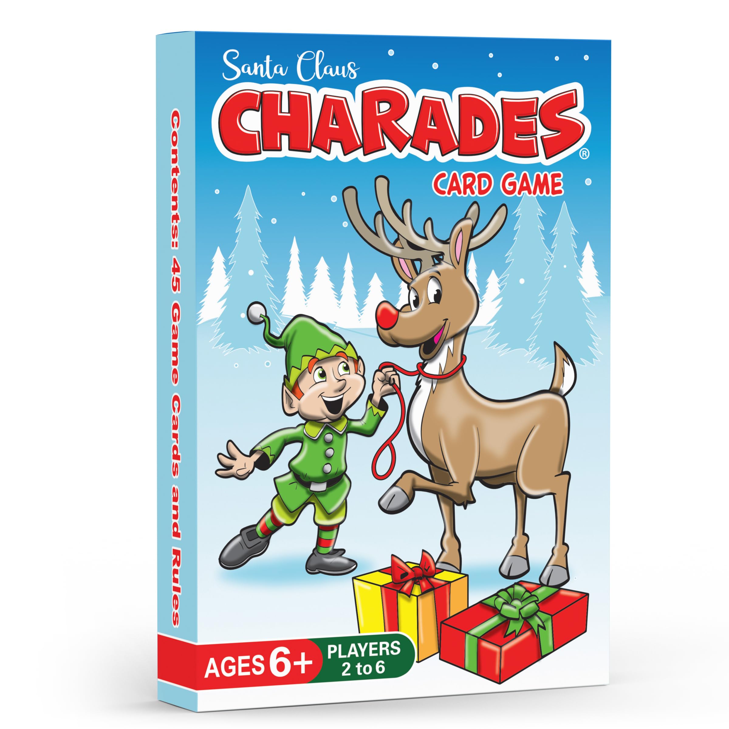 Arizona GameCo Santa Claus Charades, a Family Christmas Party Game for Kids Ages 6 and Up â No Reading is Required to Play â Perfect for Families, Stocking Stuffer