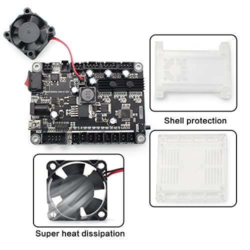 CNCTOPBAOS 3 Axis GRBL Control Board USB Port CNC Router Controller Board grbl 1.1f with GRBL Offline Controller Remote Hand Control for CNC Engraving Milling Machine Mini DIY 1610 CNC 3018 PRO