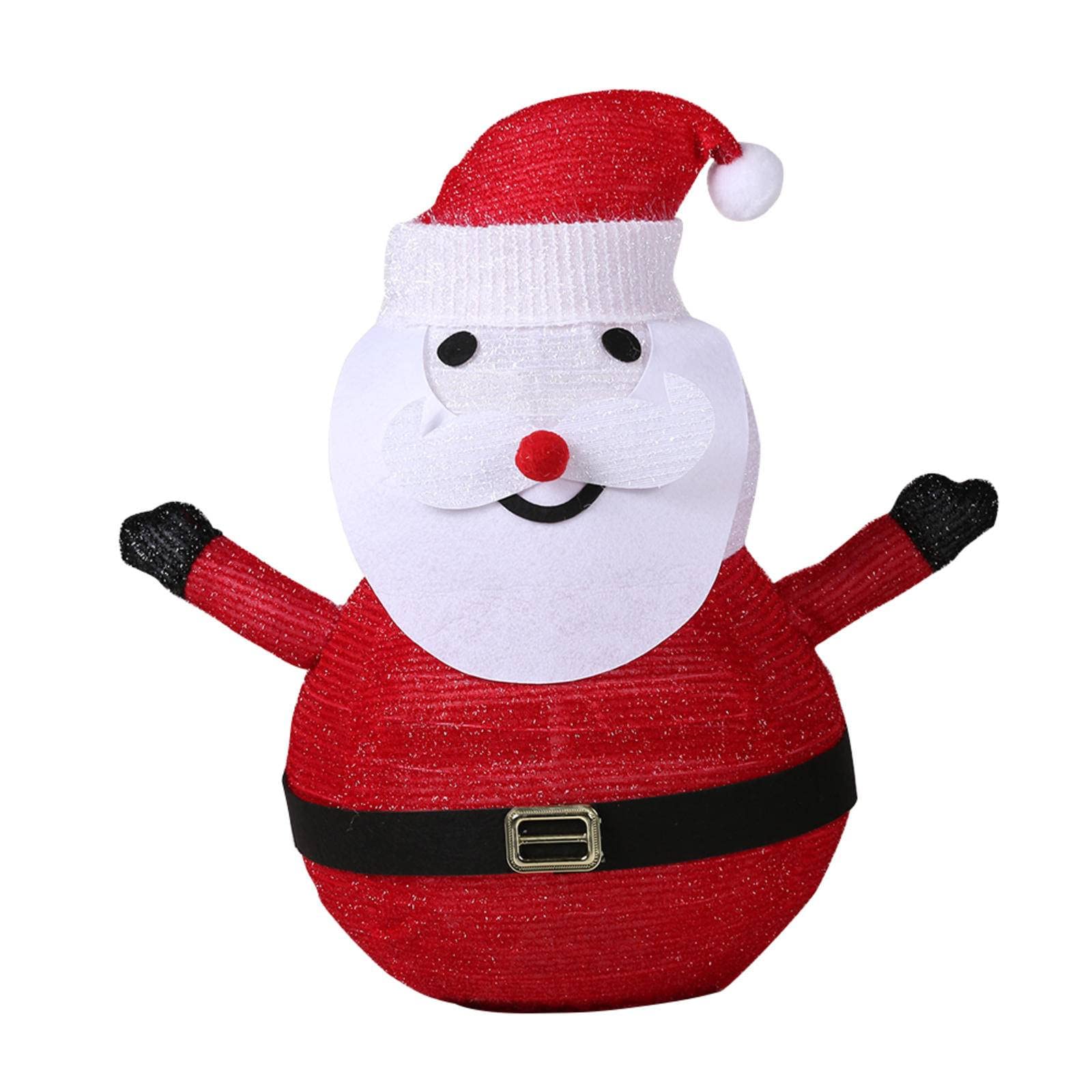 NC Outdoor Garden Decoration Christmas Snowman LED Lights Home Christmas Decorations Garden Landscape Lawn Lights