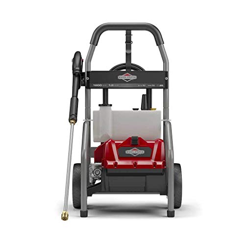 BRIGGS & STRATTON 20680 Electric Pressure Washer, 1800 psi 1.2 Gallon, Red/Gray/Titanium