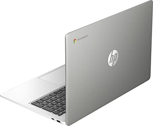HP Chromebook 15A-NA0063DX 15.6-Inch Laptop Intel Pentium Silver N6000, 8GB LPDDR4x RAM, 64GB eMMC Computer Storage, Intel UHD Graphics, Wifi Bluetooth HD Camera ChromeOS Mineral Silver (Renewed)