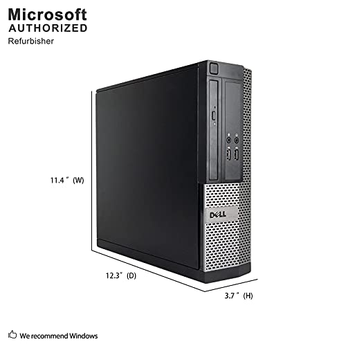 DELL OPTIPLEX 3010 SFF Desktop Computer,Intel Core I5-3470 up to 3.6G,8G DDR3,500G,DVD,WiFi,HDMI,VGA,BT 4.0,Win10Pro64(Renewed)-Multi-Language Support English/Spanish, 500GB, Windows 10 Pro
