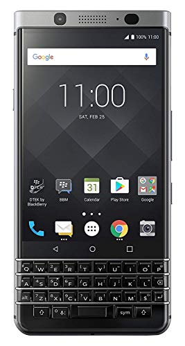 BlackBerry KEYone 32GB BBB100-1 - 4.5" Inch Factory Unlocked LTE Smartphone (Silver) - International Version - No Warranty in the US - GSM ONLY, NO CDMA (Renewed)