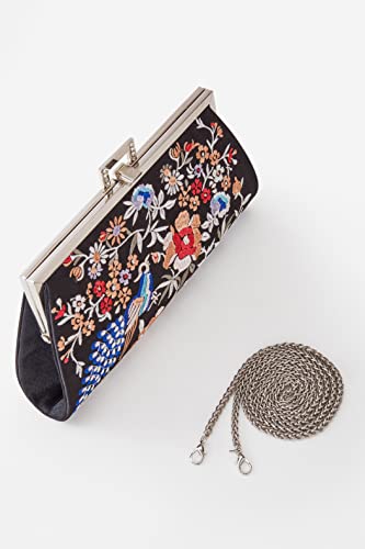 BABEYOND Clutch Purses for Women - Evening Clutch Floral Lace Trim Bag Purse with Inner Bag for 1920s Party Prom Wedding