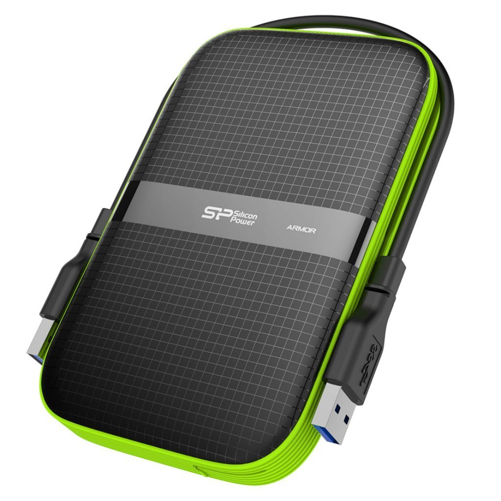 Silicon Power 4TB Rugged Armor A60 Military-grade Shockproof/Water-Resistant USB 3.0 2.5" External Hard Drive for PC, Mac, Xbox One, Xbox 360, PS4, PS4 Pro and PS4 Slim, Black