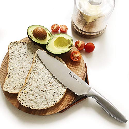 Jean-Patrique Master Gourmet Professional Stainless Steel Sandwich Knife | Professional Kitchen Bread Cutting and Butter Spreading Knife