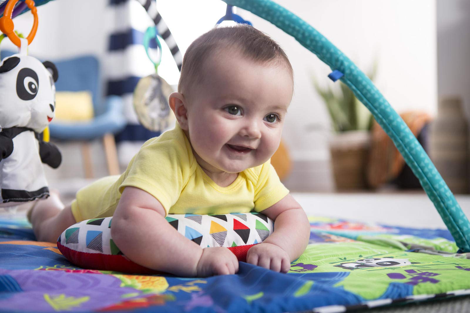Baby Einstein 5-in-1 Journey of Discovery Activity Gym and Play Mat, Ages Newborn Plus , 47x40x18 Inch (Pack of 1)