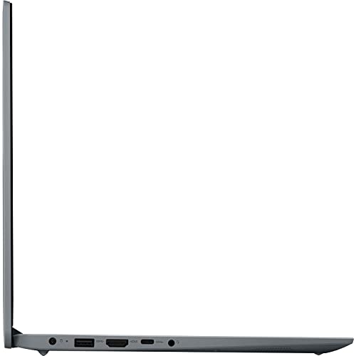 Lenovo Ideapad 1 Laptop, 15.6" HD Screen, AMD Athlon Silver 3050U, 8GB RAM, 128GB PCIe SSD, Webcam, HDMI, Type-C, Wi-Fi 6, Media Card Reader, Windows 11 Home, Cloud Grey