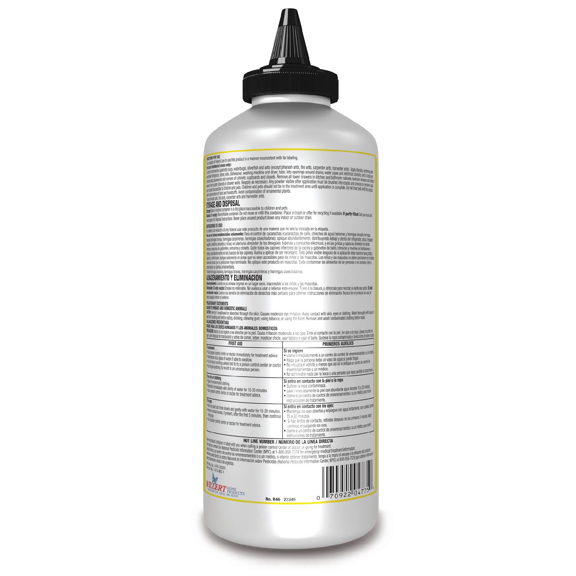 Enoz No Zone Roach Away Powder, Kills Cockroaches, Silverfish, and Ants (Pack of 3)