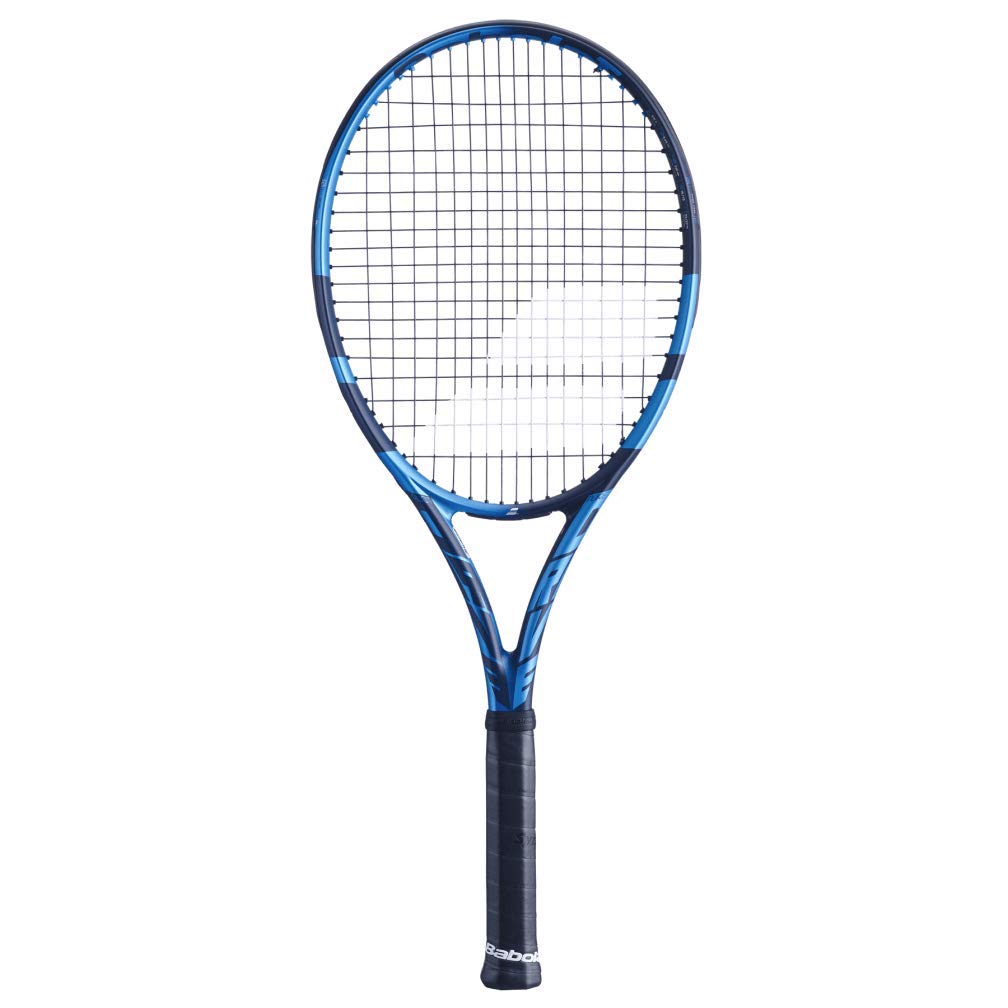Babolat Pure Drive Tour Tennis Racquet - Strung with 16g White Syn Gut at Mid-Range Tension (4 1/4" Grip)