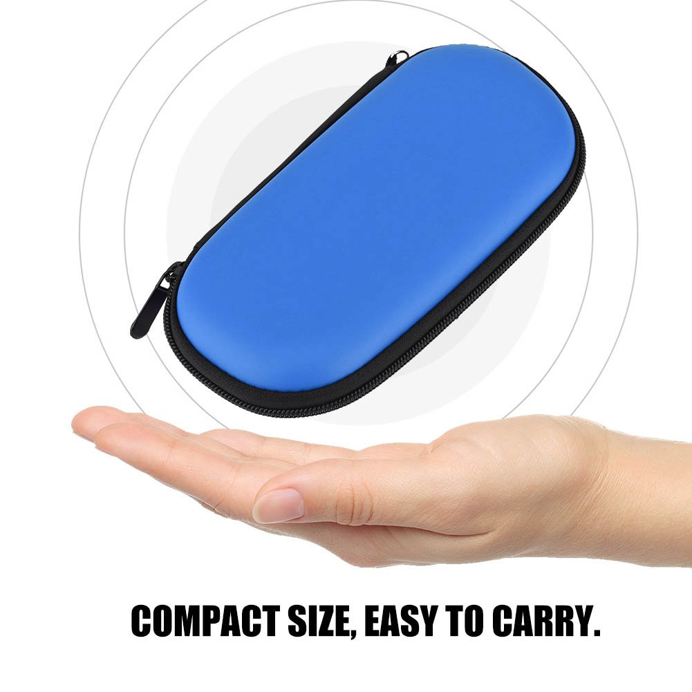 FOSA Protective Hard Carrying Case Cover Pouch Portable Travel Organizer Bag for Sony PS Vita, Shockproof Vita Travel Pouch(Blue) [video game]