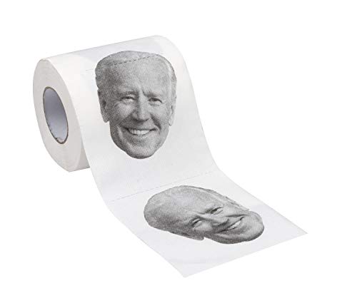 SummitLink Joe Biden Toilet Paper Tissue Napkin Prank Fun Birthday Party Novelty Gift Idea (A-1Roll)