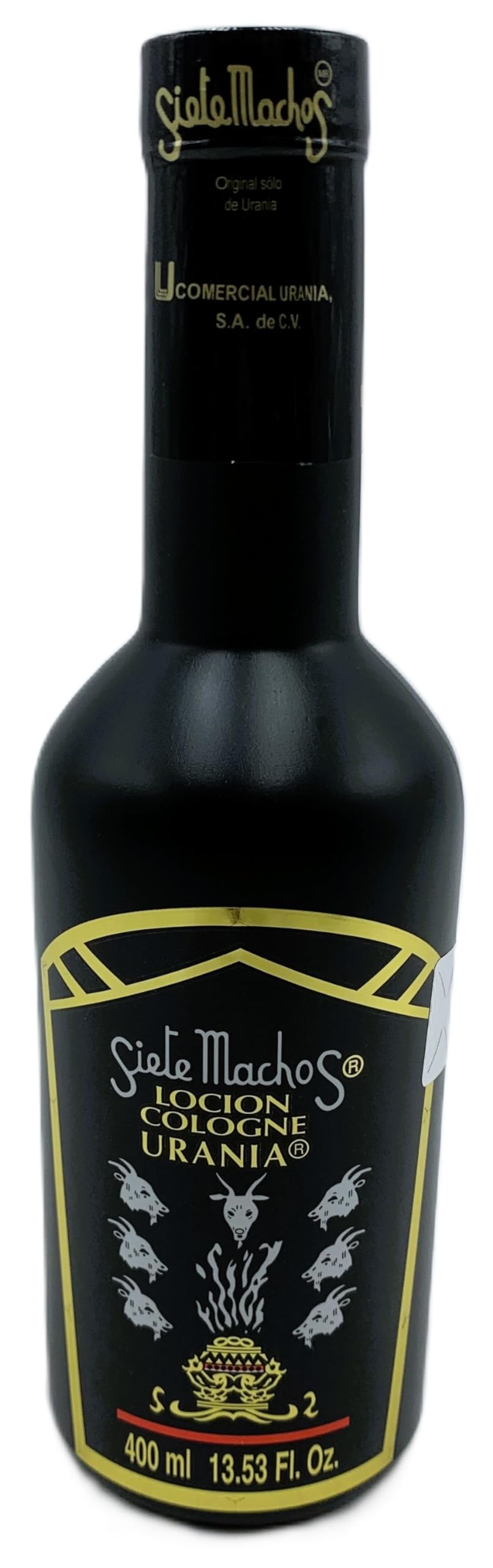 Siete Machos URANIA Original Cologne 13.53oz (400ml) (1 Pack)