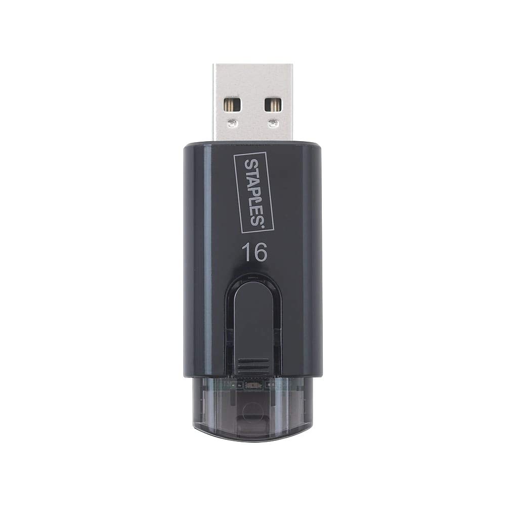 STAPLES 1548748 USB 2.0 Flash Drive 16Gb