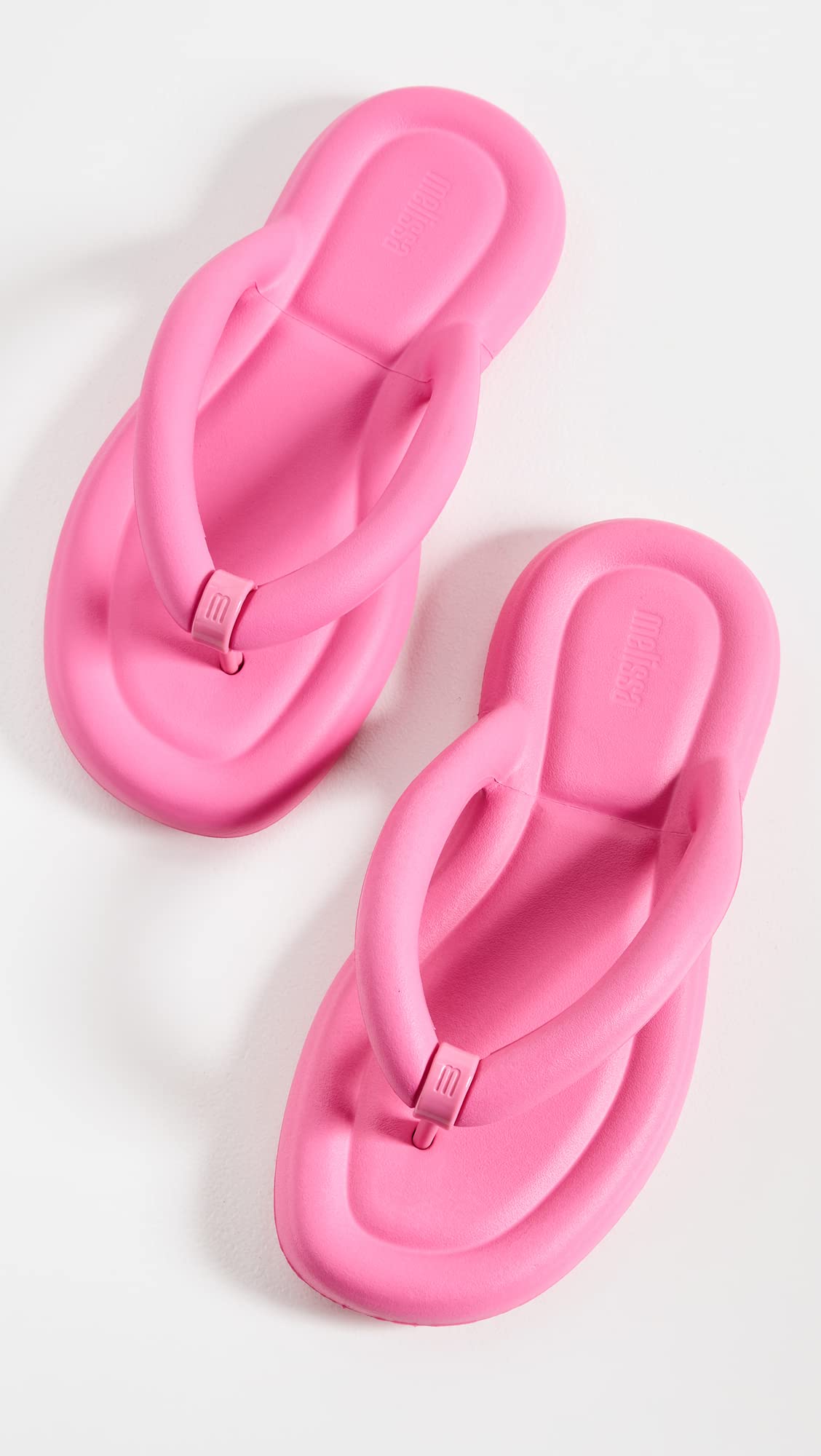 Melissa Women's Flip Flop Free Sandals, Pink/Orange, 7 Medium US