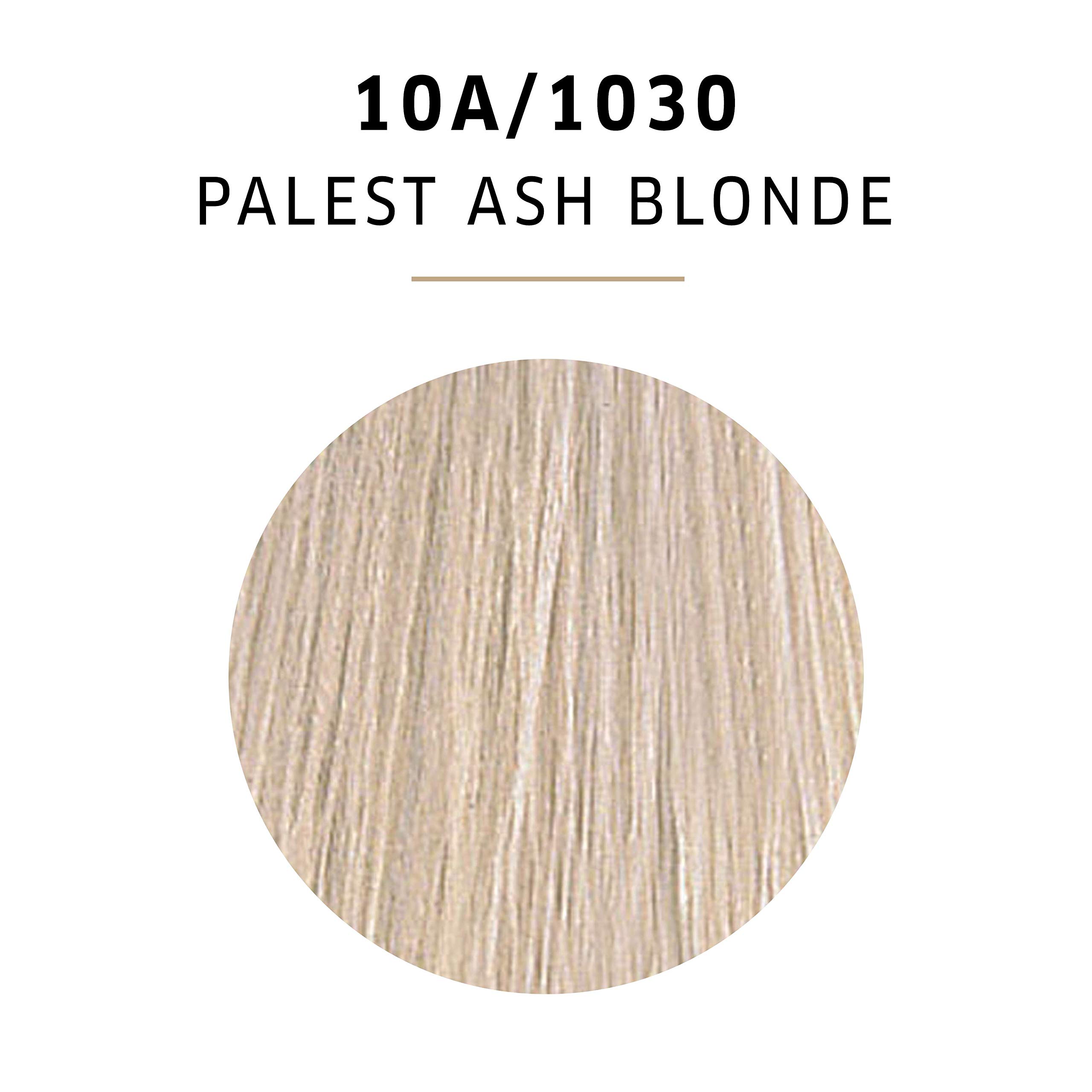 WELLA colorcharm Permanent Gel Haircolor, With Long Lasting Gelfus Technology, For Gray Coverage, 10A Palest Ash Blonde, 2 oz