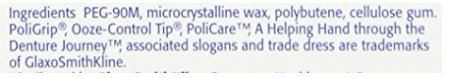 Super Poligrip Comfort Seal Strips Denture Adhesive - 40 Strips (Pack of 2)
