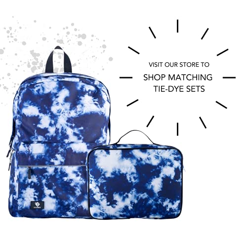 Fenrici Tie Dye Backpack, Kids’ Backpack for Boys, Girls, School Bag with Padded Laptop Compartment, Tie Dye Print