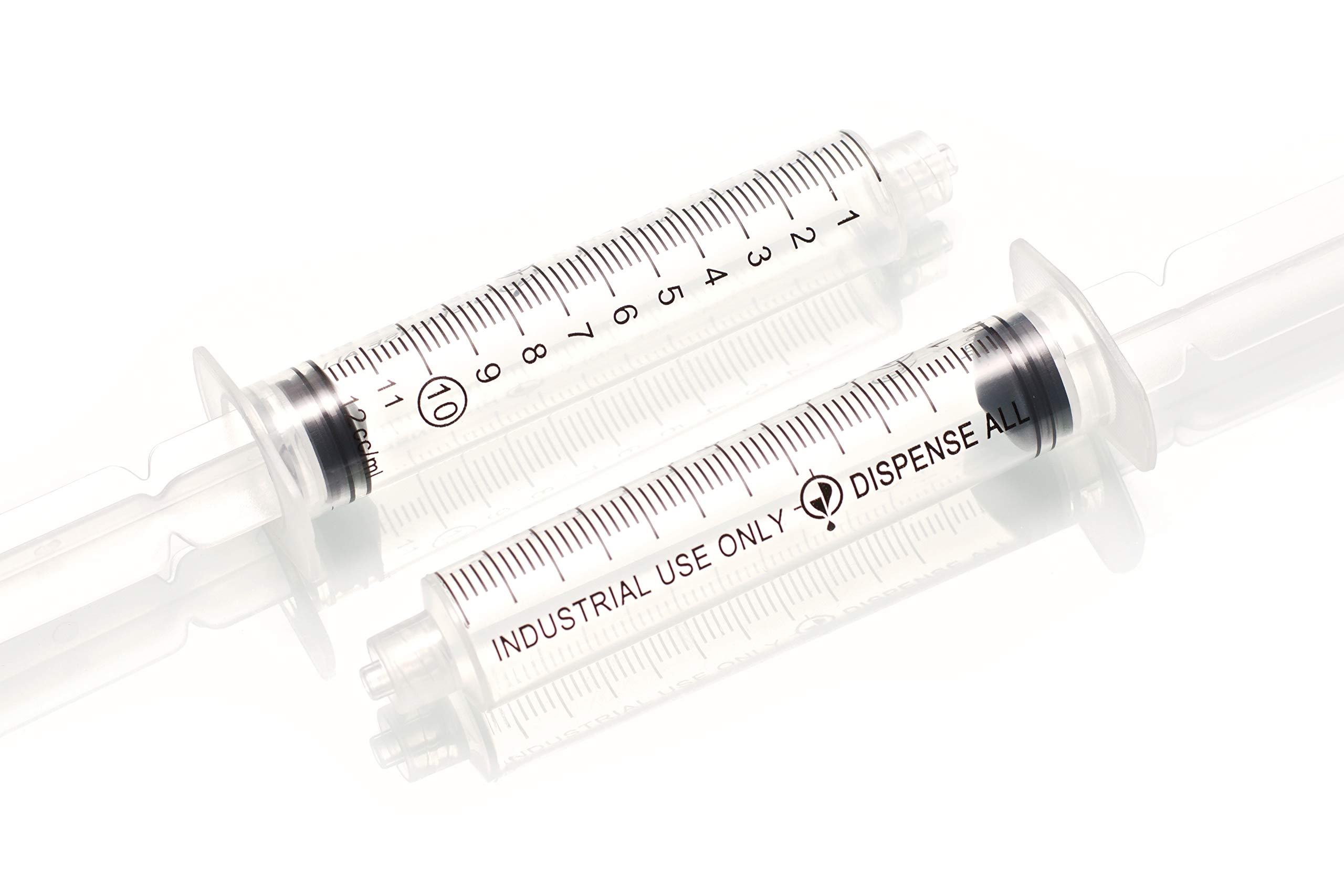 Dispense All - Mini Industrial Syringe Pack - 10ml Luer Lock Syringes, 14 and 18 Gauge Blunt Needles, Covers and Syringe Caps | Precision Crafting, Gluing, Refilling Pens and Empty Cartridges, Repairs