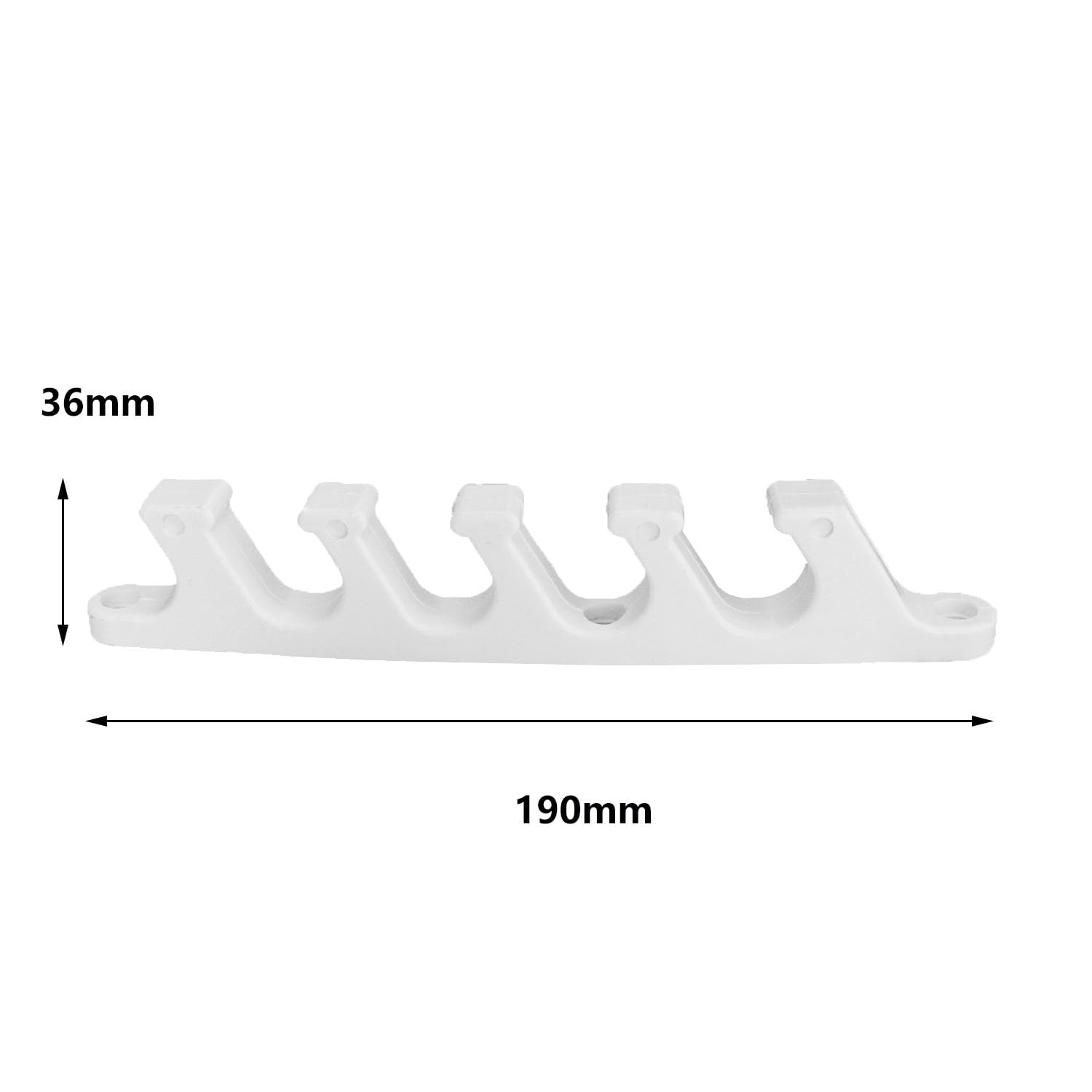 heyous 2PCS Outdoor Chaise Lounge Multi Position Adjuster Office Computer Chair Plastic Accessory Heavy Duty Screw or Rivet Beam Convertible Durable Outdoor Patio Furniture (White)