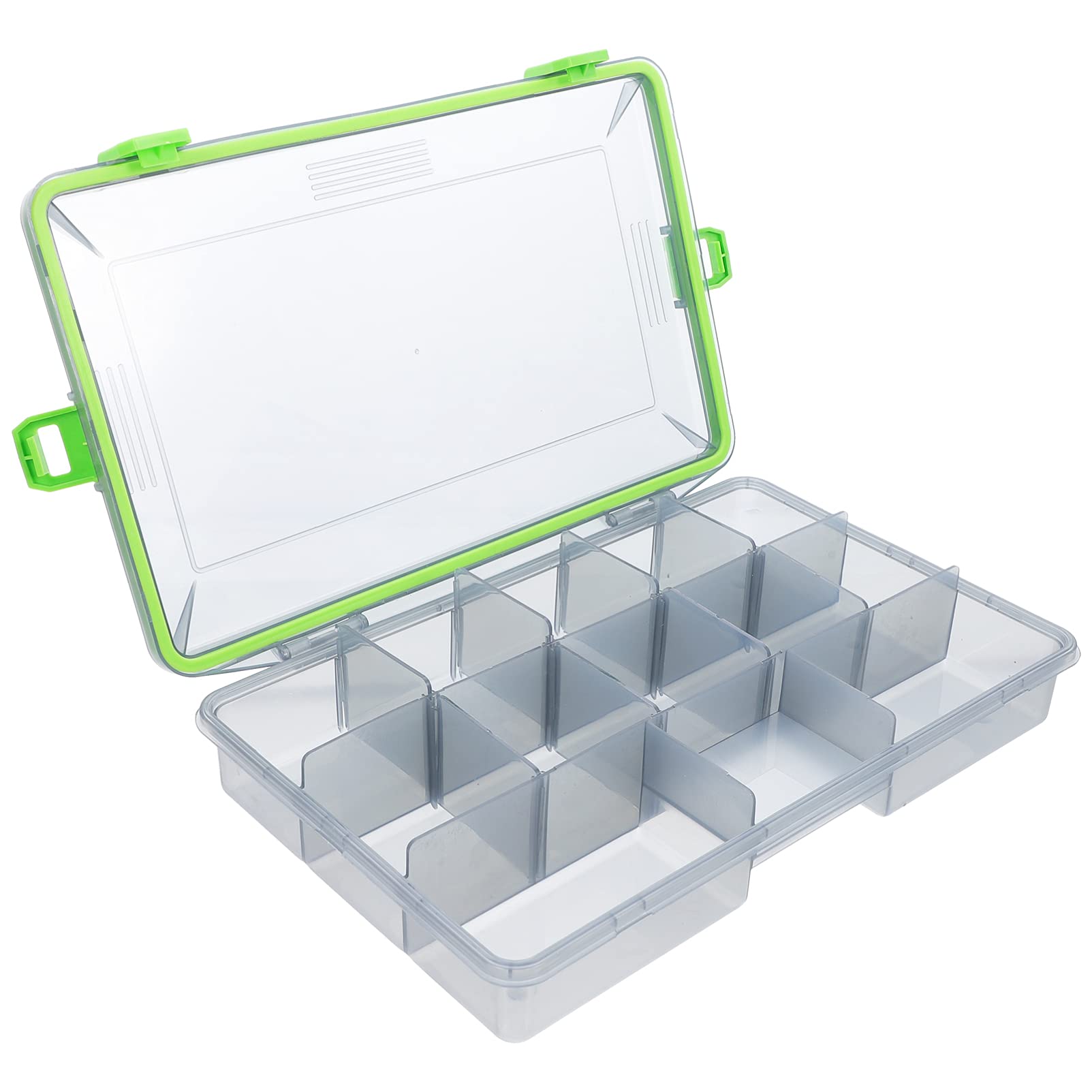BESPORTBLE 1Pc Box Fishing Gear Storage Box Fishing Trays Tackle Organizer Tackle Bag jewelery organzer Lures Bag Earring Holder Fishing Storage Organizer Portable Plastic Bead Earrings