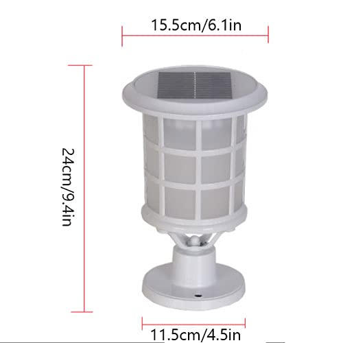 MHCZBGY Home Outdoor Pillar Light Garden Villa Decorative Lamp Outdoor Garden Villa Pillar Lights Waterproof Solar Column lamp LED Courtyard Column Light