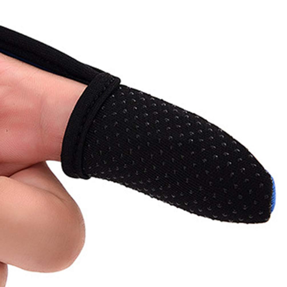 BESPORTBLE 3pcs Fishing Fish Single Finger Stall Protector Glove Gloves Sea Surf Casting Fly Braid Line Non-Slip Outdoor Protective Gloves