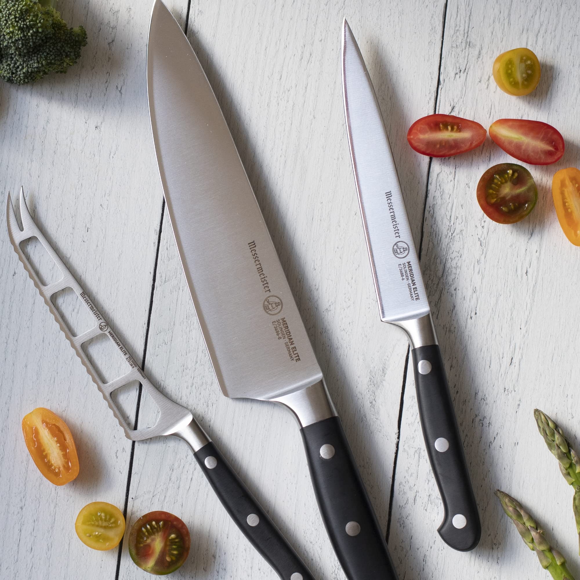 Messermeister Meridian Elite 6β Utility Knife - Fine German Steel Alloy Blade - Rust Resistant & Easy to Maintain
