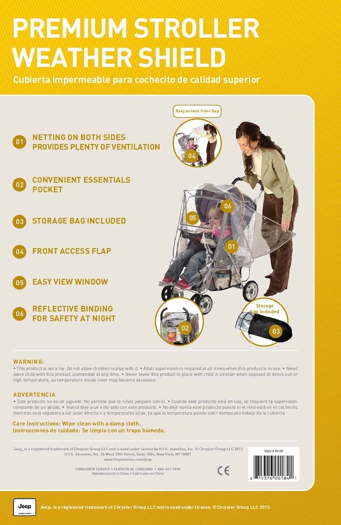 Jeep Premium Stroller Weather Shield