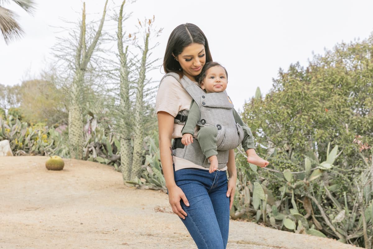 Baby Tula Explore Baby Carrier, Adjustable Newborn to Toddler Carrier, Ergonomic and Multiple Positions for 7 – 45 pounds (Stardust)