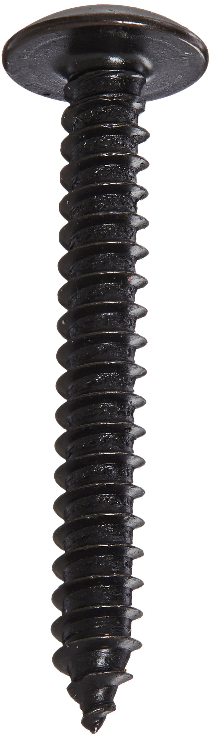 Small Parts 0820ABPTB Steel Sheet Metal Screw, Black Oxide Finish, Truss Head, Phillips Drive, Type AB, #8-18 Thread Size, 1-1/4" Length (Pack of 100)