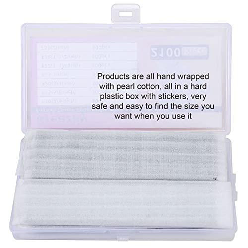 Breezliy 2100 PCS Brad Nails 7 Sizes multi-Length Galvanized Straight Finishing Nail,Each specification has an independent sponge anti-collision packaging
