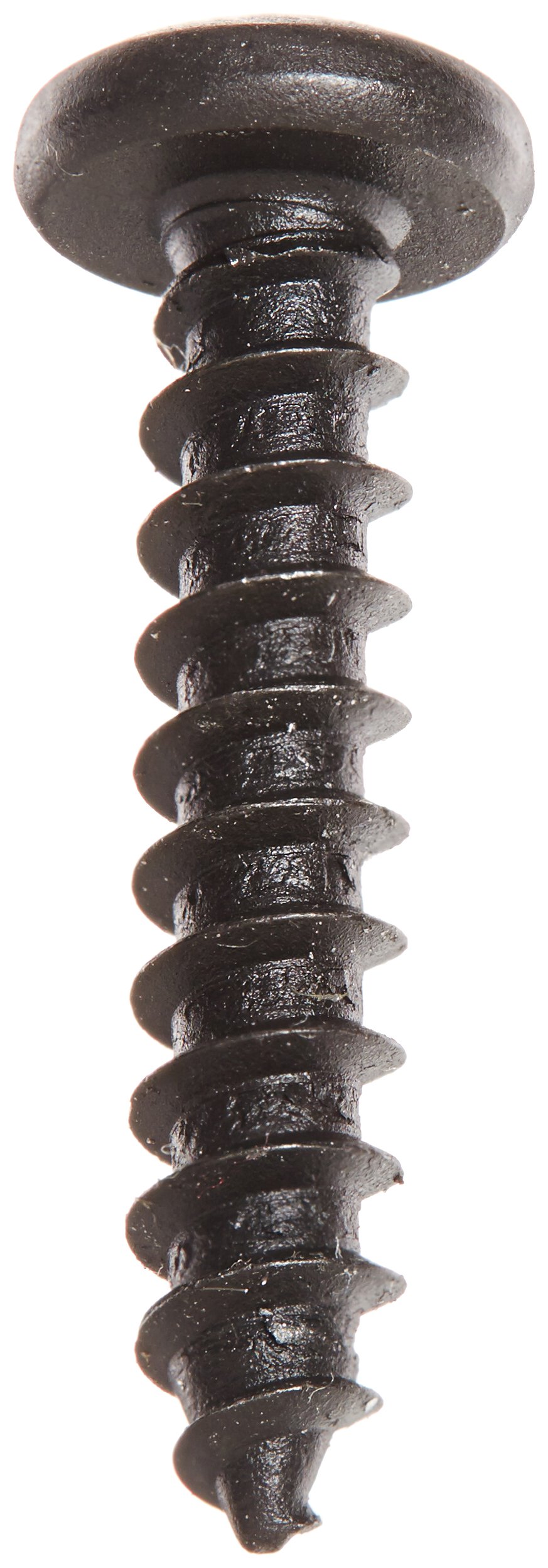 Small Parts 1016APPB Steel Sheet Metal Screw, Black Oxide Finish, Pan Head, Phillips Drive, Type A, #10-12 Thread Size, 1" Length (Pack of 100)