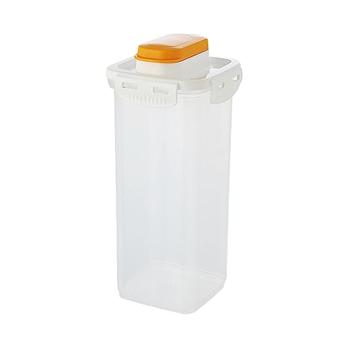 figatia Washing Powder Storage Box Clear Airtight Laundry for Pet Food Kitchens Oatmeal