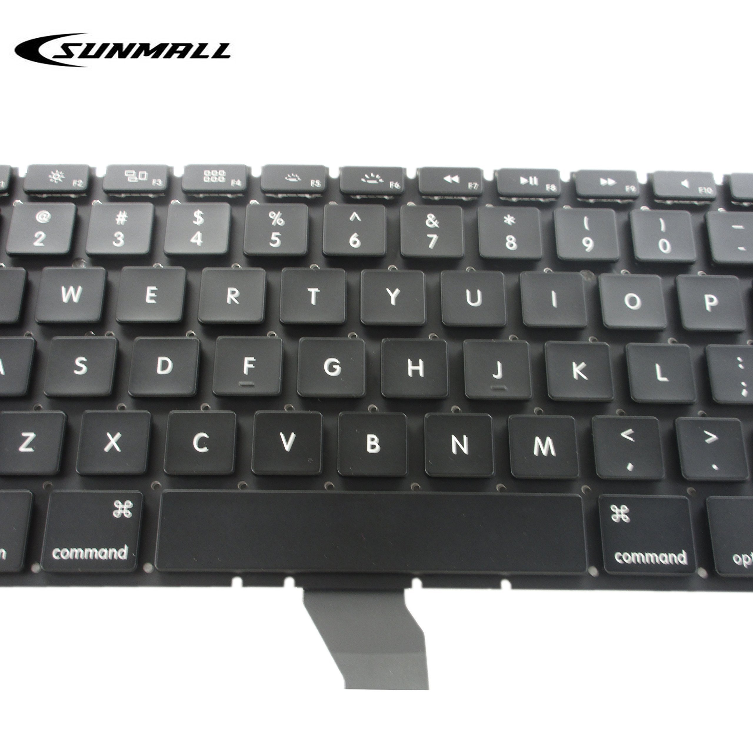 SUNMALL A1466 Keyboard Keyboard Replacement Compatible with Apple MacBook Air 13" A1369 (2011) A1466 (2012-2015) MJVE2LL/A MD760LL/A MC965LL/A MD231LL/A MJVG2LL/A Series Laptop Keyboard