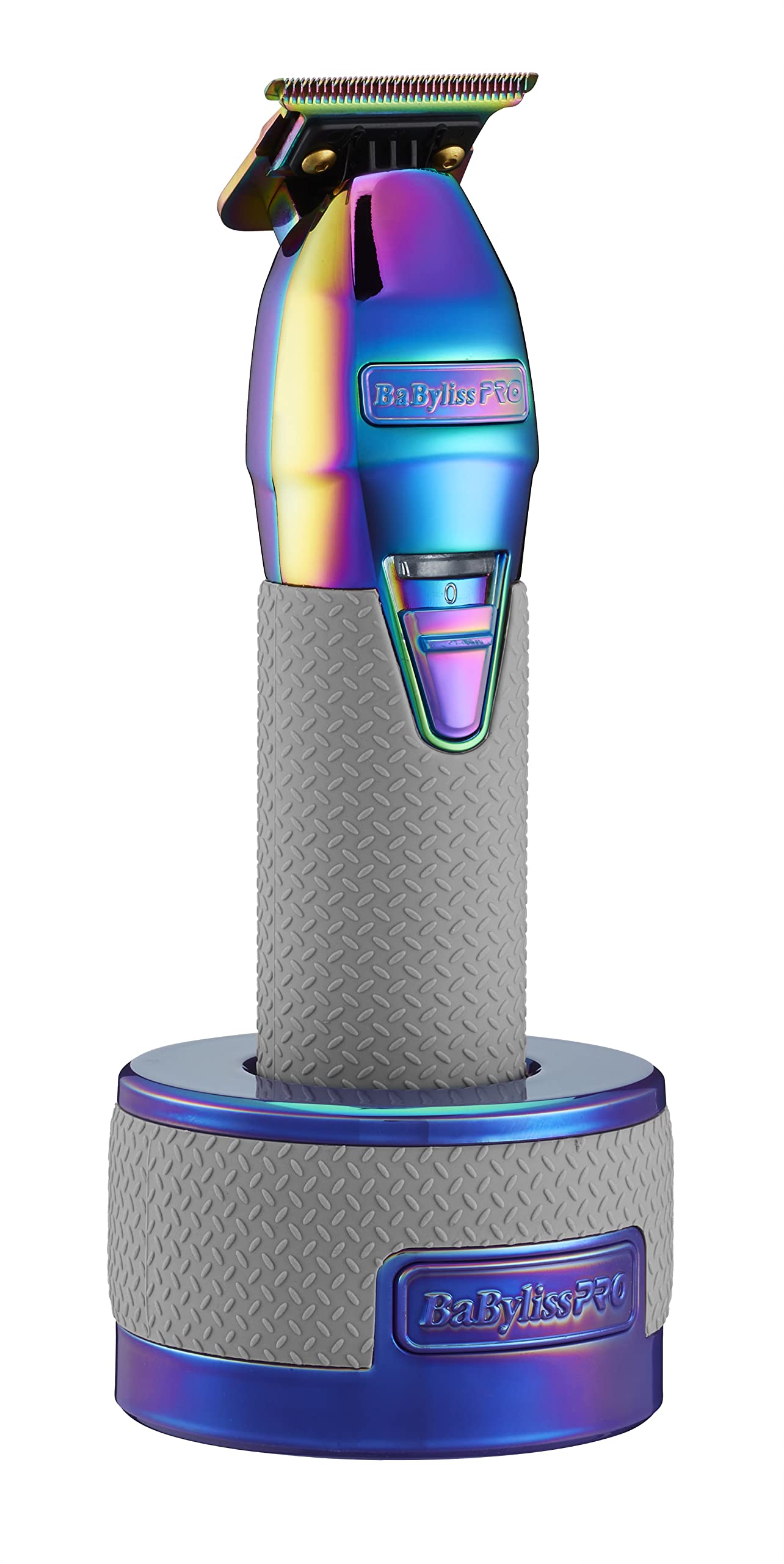 BaBylissPRO Barberology FXHOLPKCTB-I BOOST+ Professional Collection: Outlining Trimmer, Clipper & Charging Bases - Iridescent