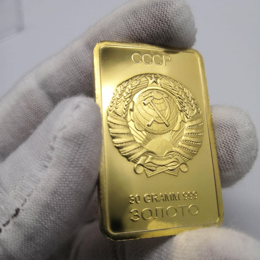 Coin Collection Commemorative Coin Soviet Gold Coin Gold Silver Bar Russian Memorial Coin Collection Coin Alien Gold Piece Currency Eagle GiftCoin Collection Commemorative Coin