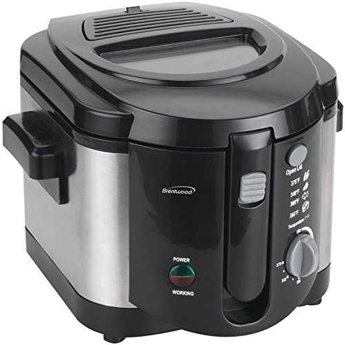 Brentwood Electric Appliances DF-720 8-Cup Deep Fryer, Silver