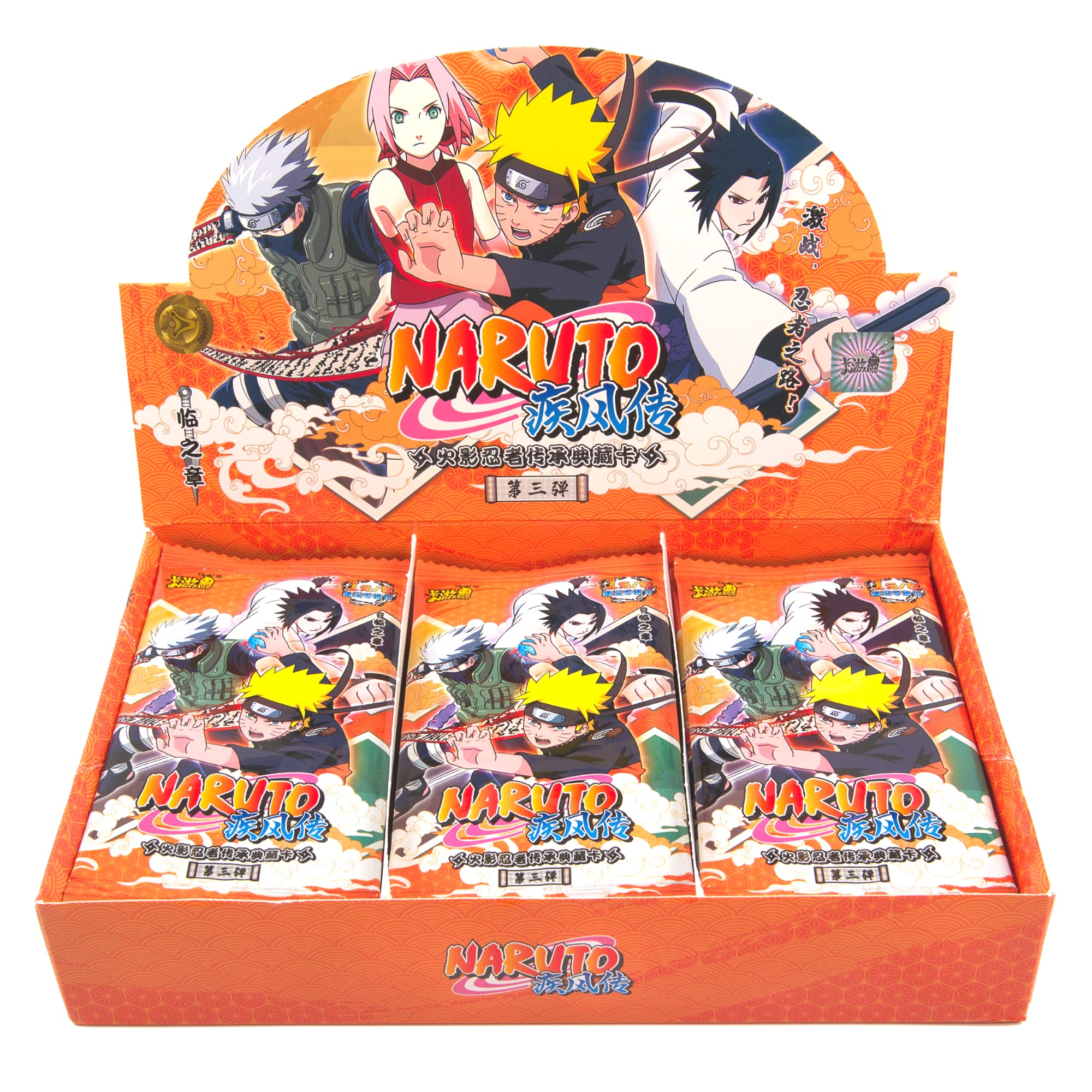 AW Anime WRLD Ninja Cards Booster Box - Official Anime CCG Collectable Playing/Trading Card Pack - TIER 1 - (Flash 10 Packs)