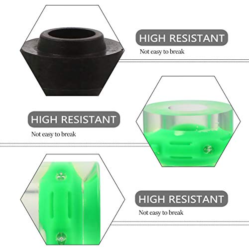 BESPORTBLE Skateboard Wheels with Bearings 60mm Longboard Wheels Cruiser Wheels Street 4pcs