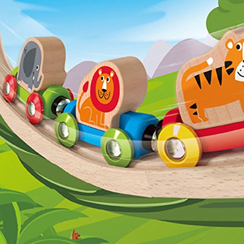 Hape Award Winning Railway Jungle Journey Train Set